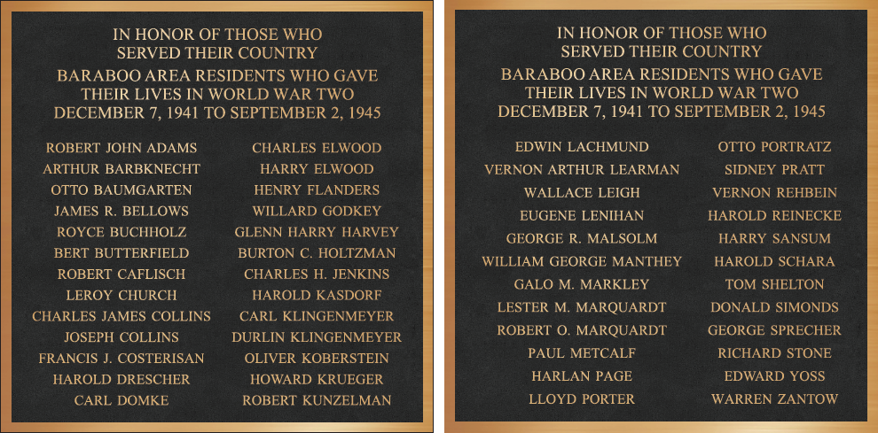 Homepage | Baraboo Veterans Honor Roll